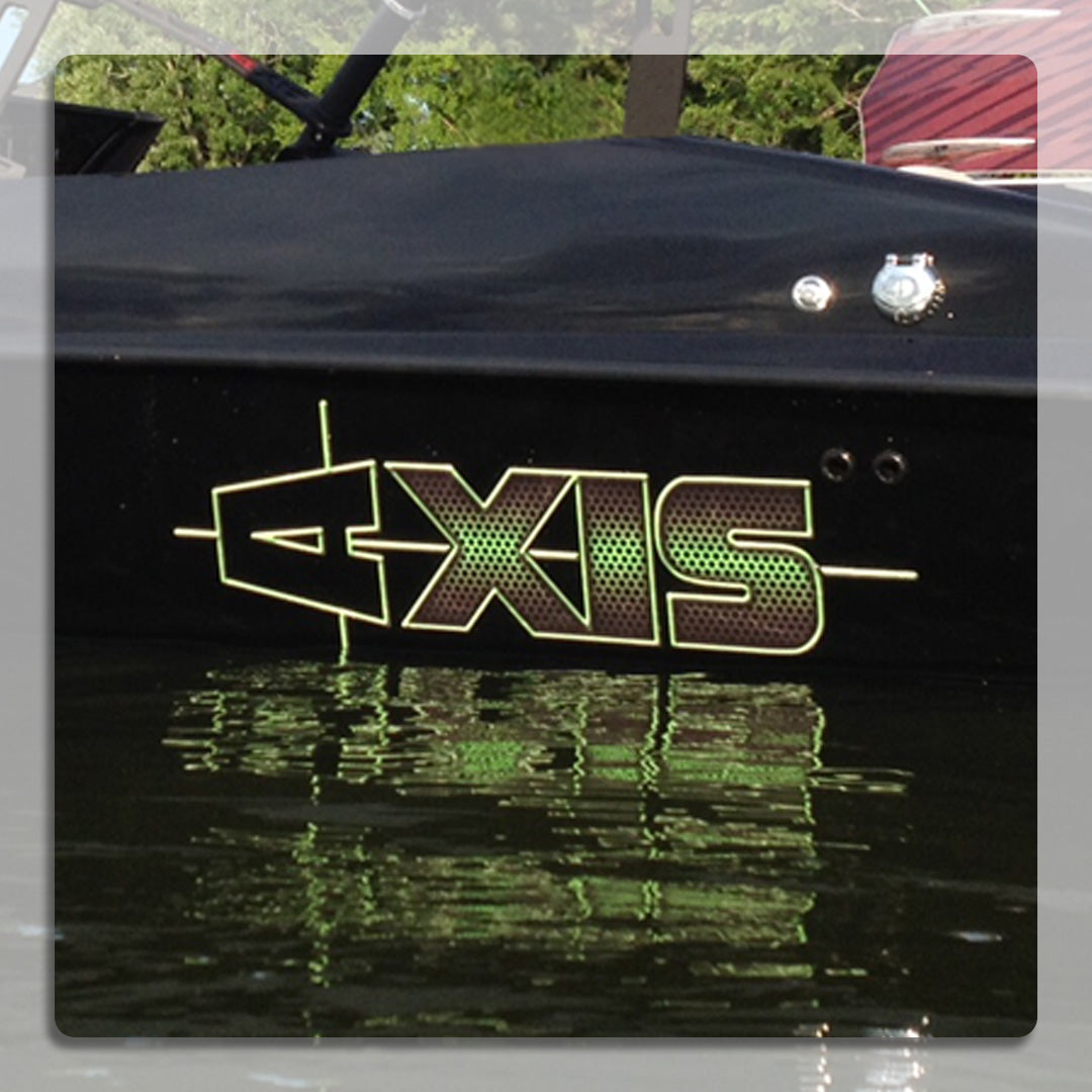 Axis Wake Boats Brand Decals – Domed Numbers